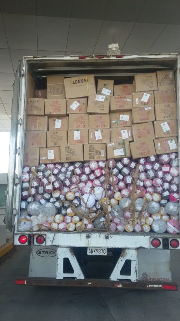 Fue asegurado en la puerta de acceso sur un tráiler con 40 toneladas de ...